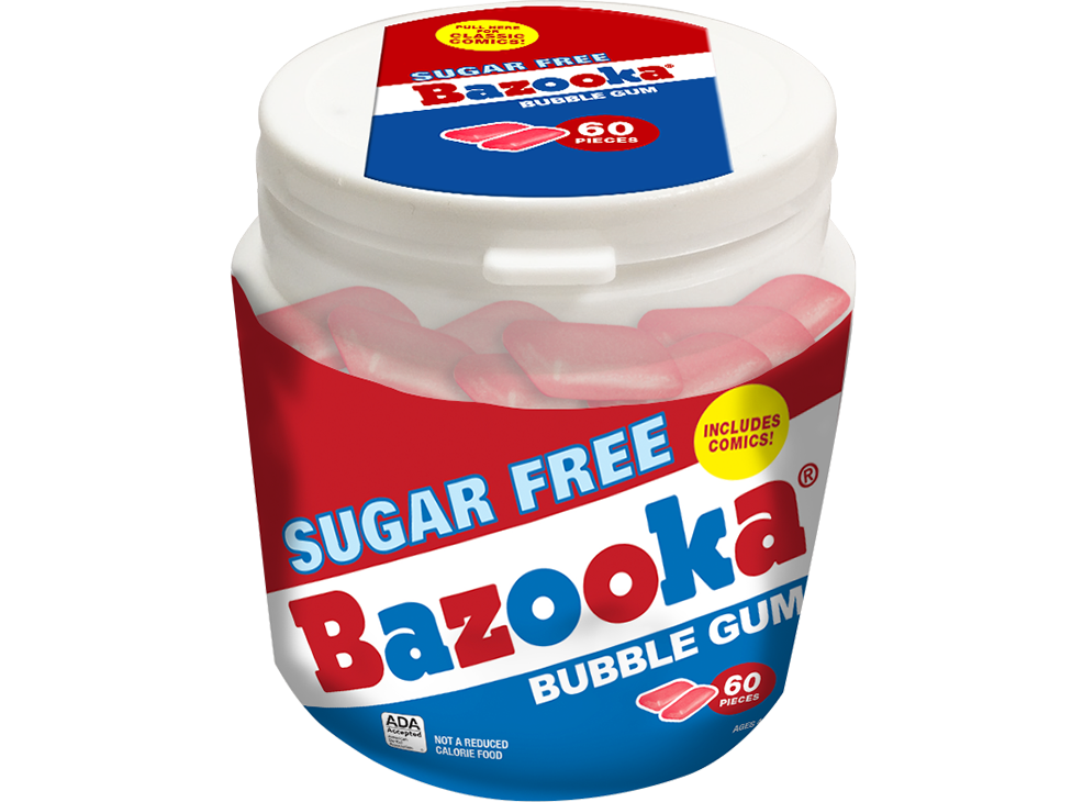 Bazooka Sugar Free Bubble Gum | American Dental Association
