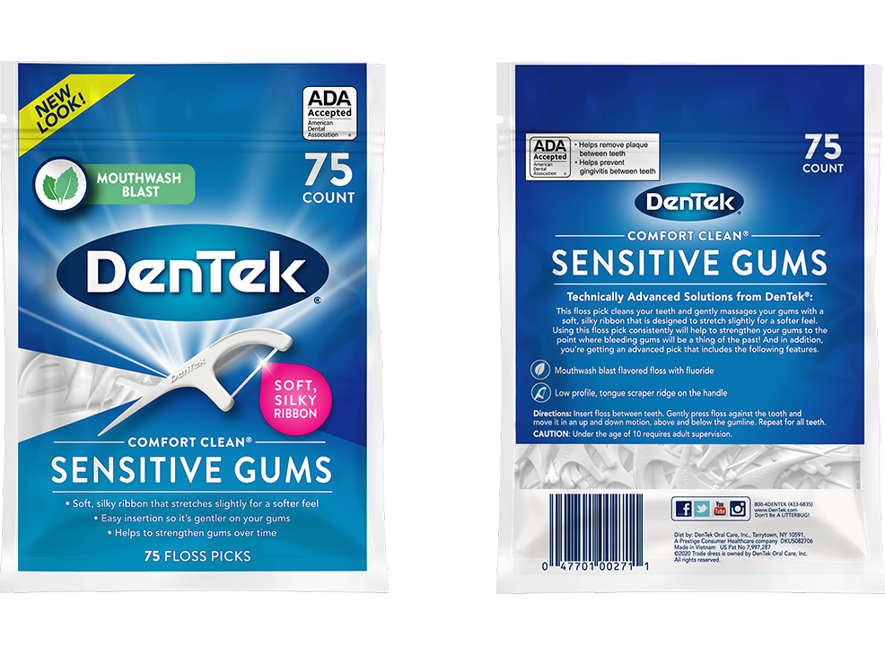 DenTek Floss Picks (Fresh Clean and Comfort Clean) | American Dental ...